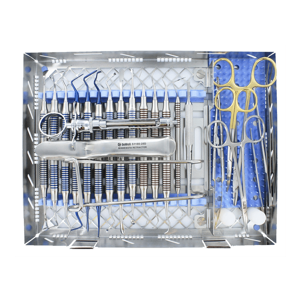 Dowell Implant Periodontal Full Instruments Kit 25pc – DoWell Dental ...